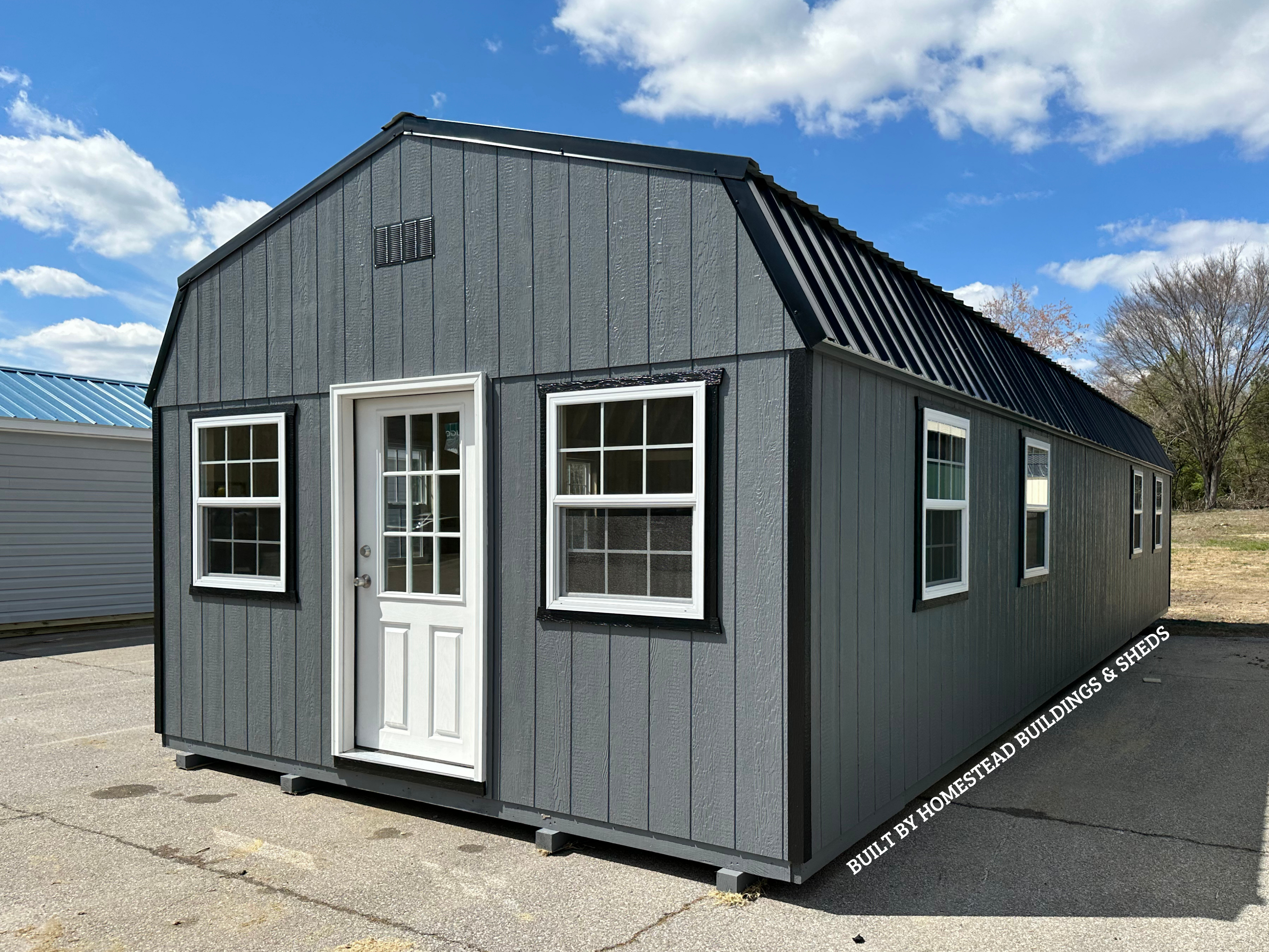 14x44 Deluxe High Barn Design #187 – Homestead Buildings & Sheds