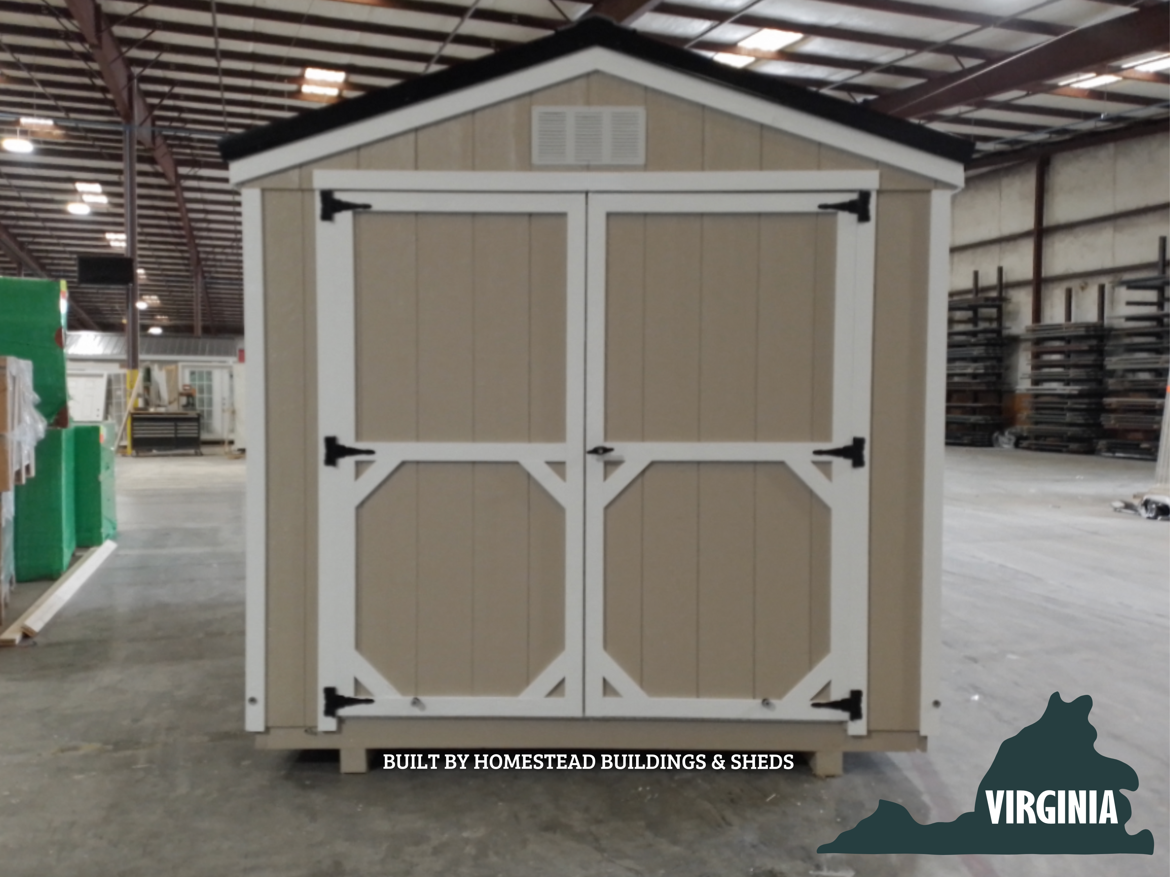 8x10 Workshop with Electrical #VA9 – Homestead Buildings & Sheds