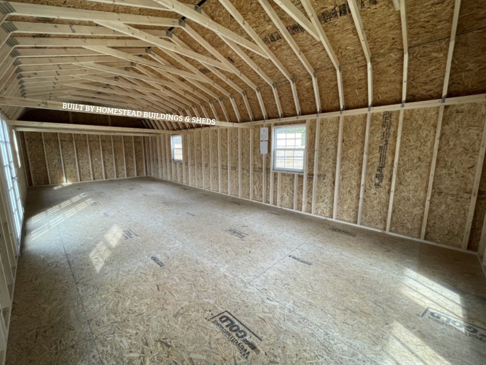 14x40 Deluxe High Barn Cabin Design #3 – Homestead Buildings & Sheds