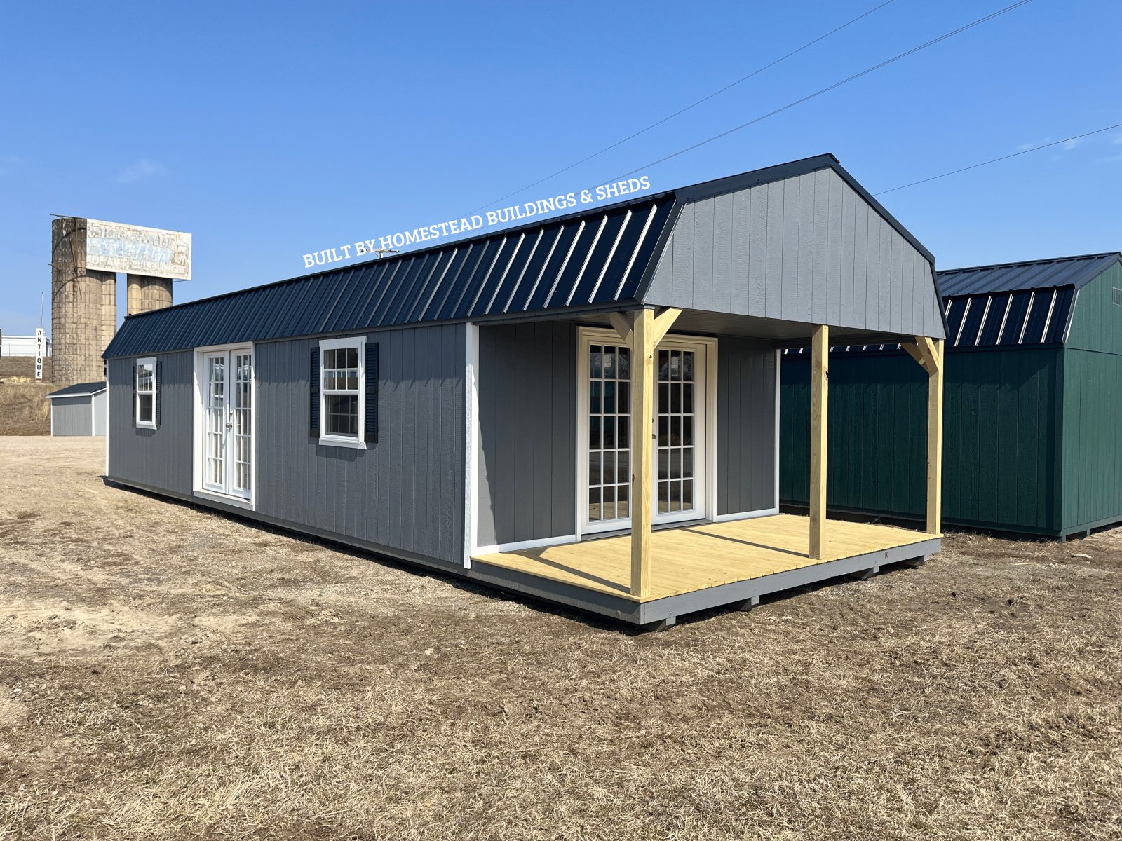 14x40 Deluxe High Barn Cabin Design #3 – Homestead Buildings & Sheds