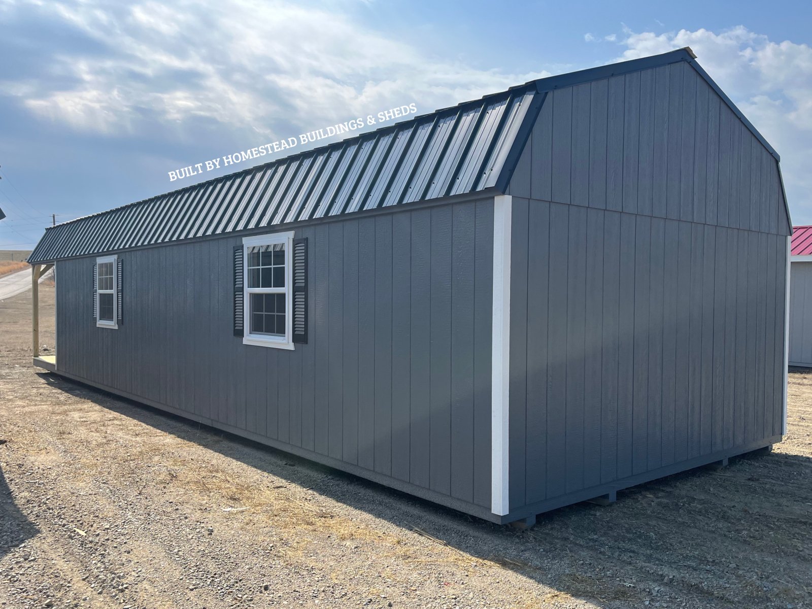 14x40 Deluxe High Barn Cabin Design #3 – Homestead Buildings & Sheds